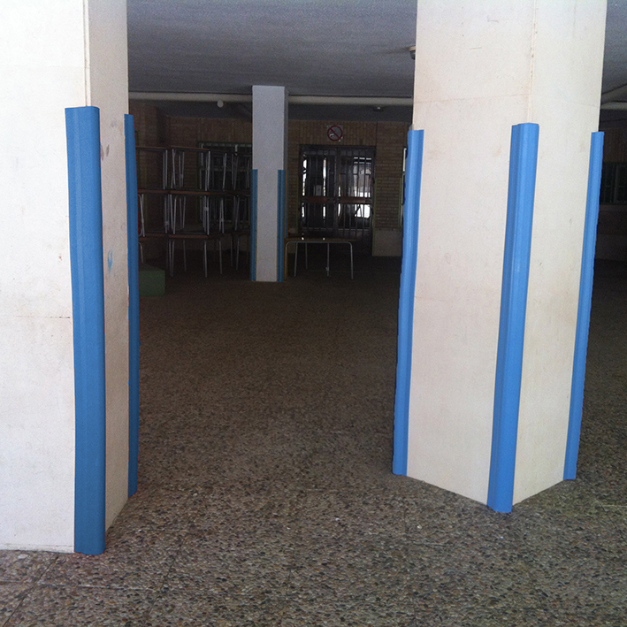 Reinforced PVC corner protection